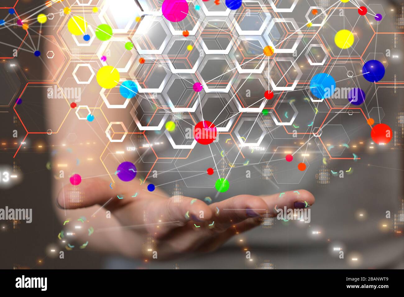 Digital communication interface hi-res stock photography and images - Alamy