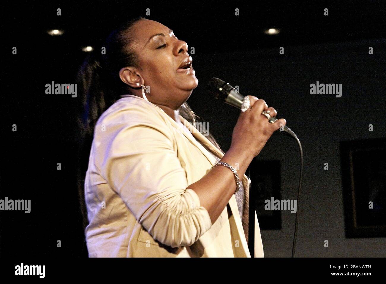 New York, NYT, USA. 13 June, 2010. Alyson Williams, performs on stage ...