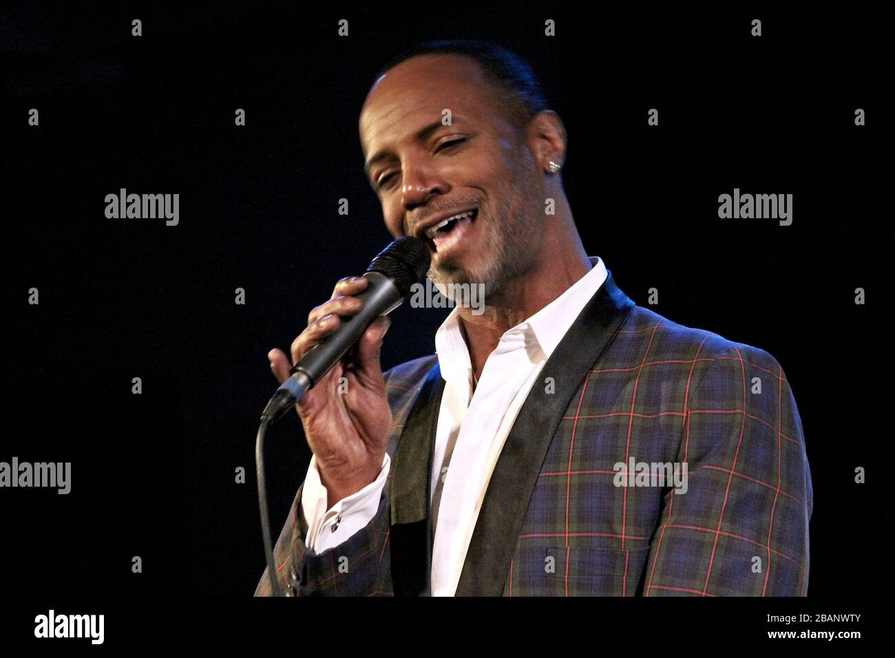 New York, NYT, USA. 13 June, 2010. Karl Dixon, performs on stage at the ...