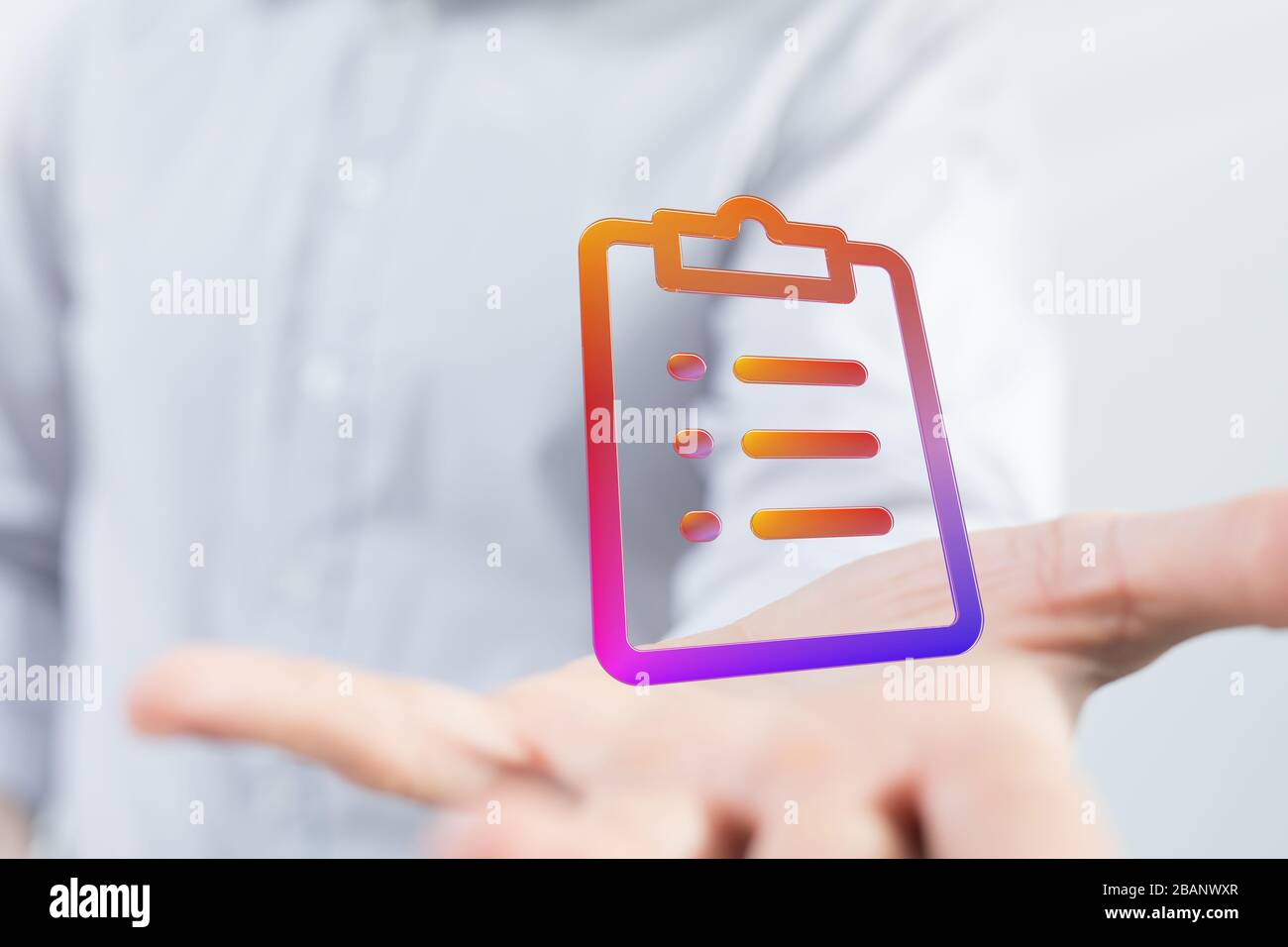 A ticking check box. check boxes cloud Stock Photo - Alamy