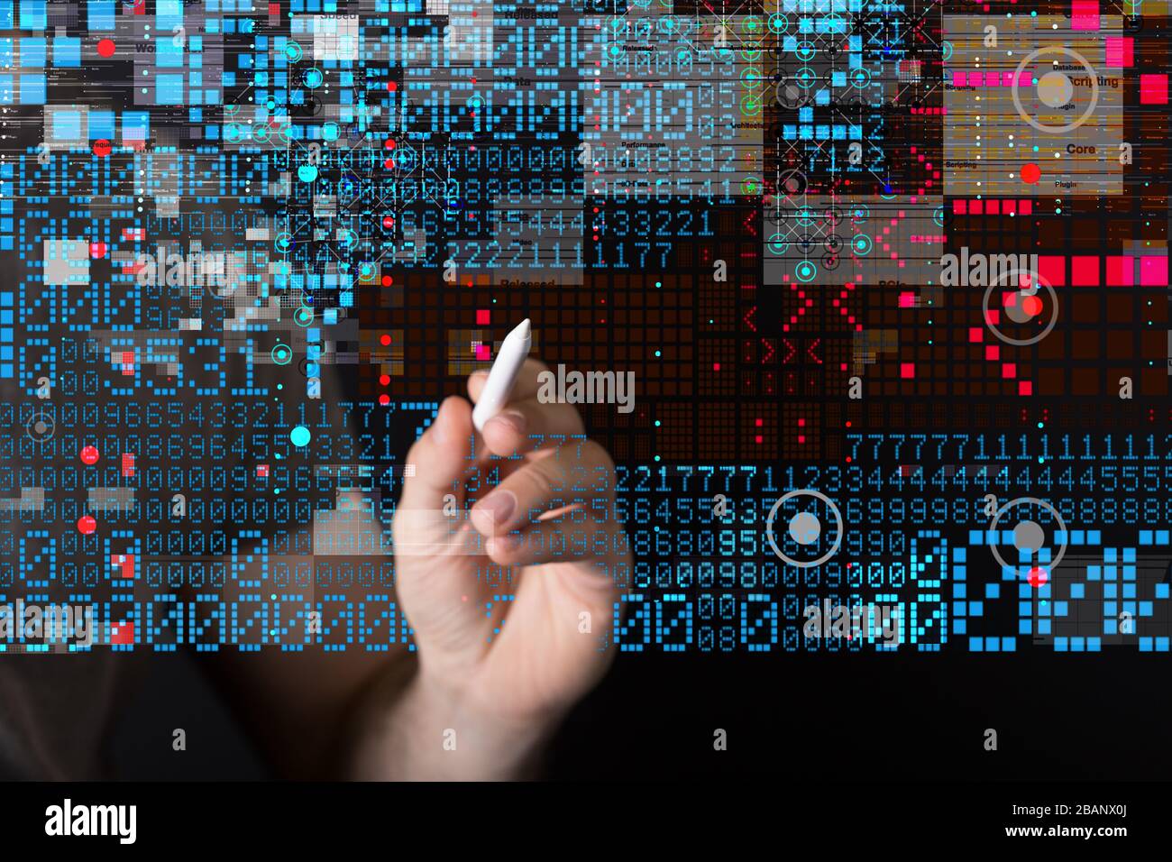 A Software, web development, programming concept. Abstract Programming Stock Photo - Alamy