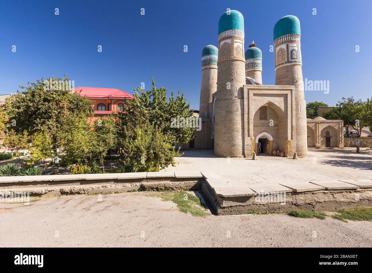 Char minar mosque, or Chor minar mosque, Bukhara, Buchara, Uzbekistan ...