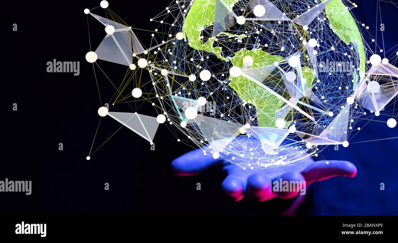 Global network and data exchanges concept hi-res stock photography and ...