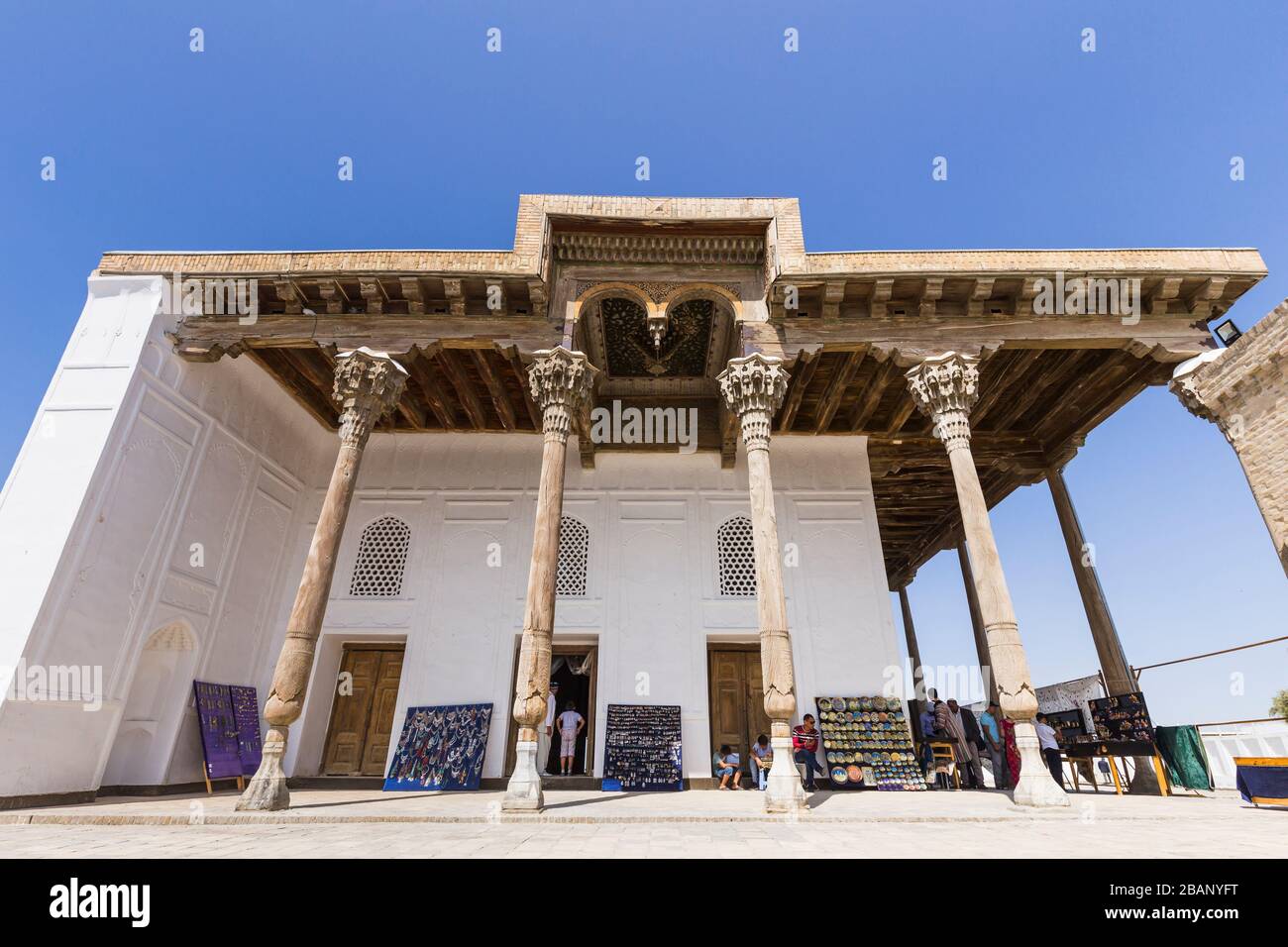 The Jome Mosque, also Juma Mosque, in the Ark Fortress, Bukhara ...