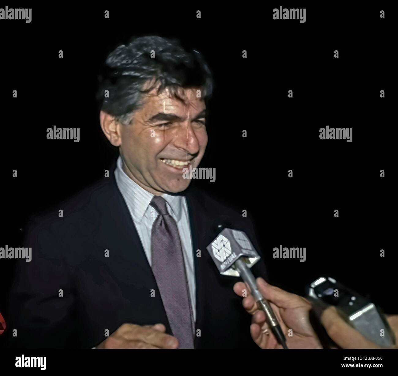 Michael Dukakis Campaign Rally Iowa, USA, July 2, 1988. Credit: Mark ...