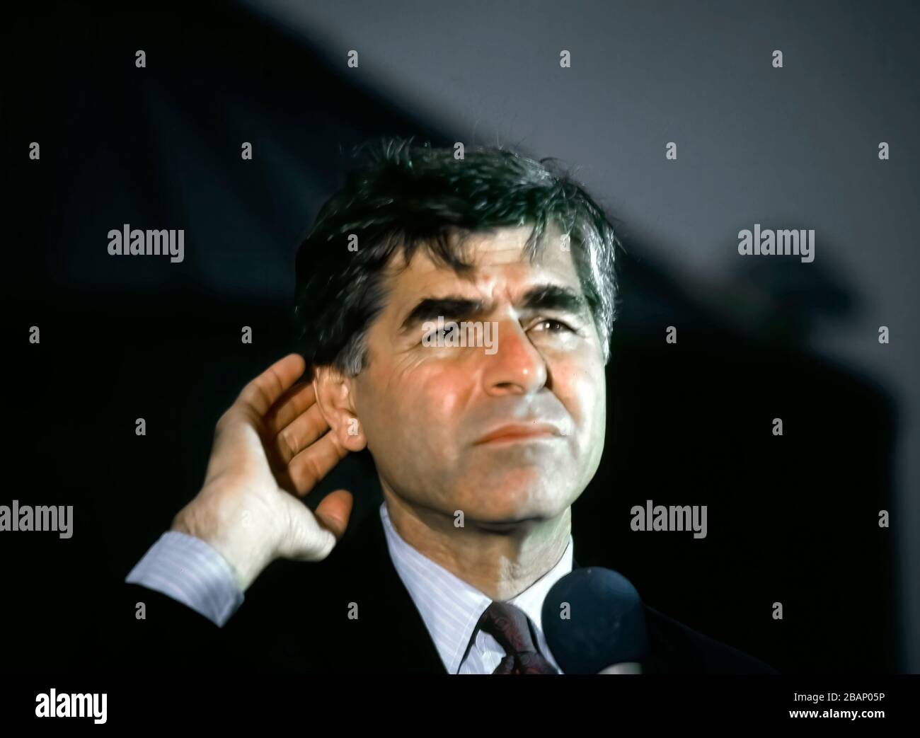 Michael Dukakis Campaign Rally Iowa, USA, July 2, 1988. Credit: Mark ...