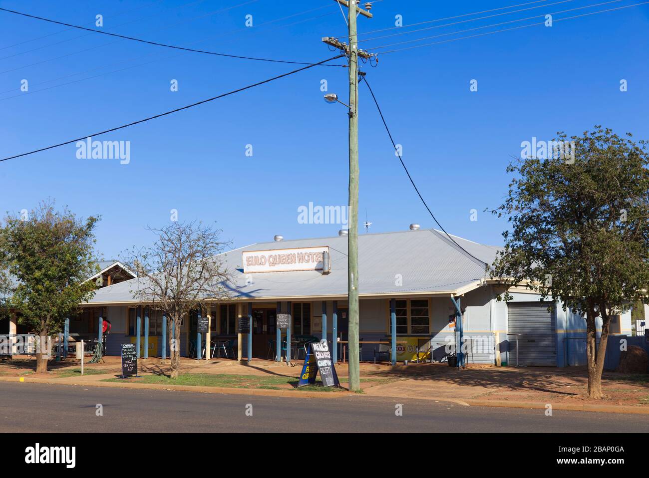 The historic Eulo Queen Hotel Eulo Western Queensland Australia Stock ...