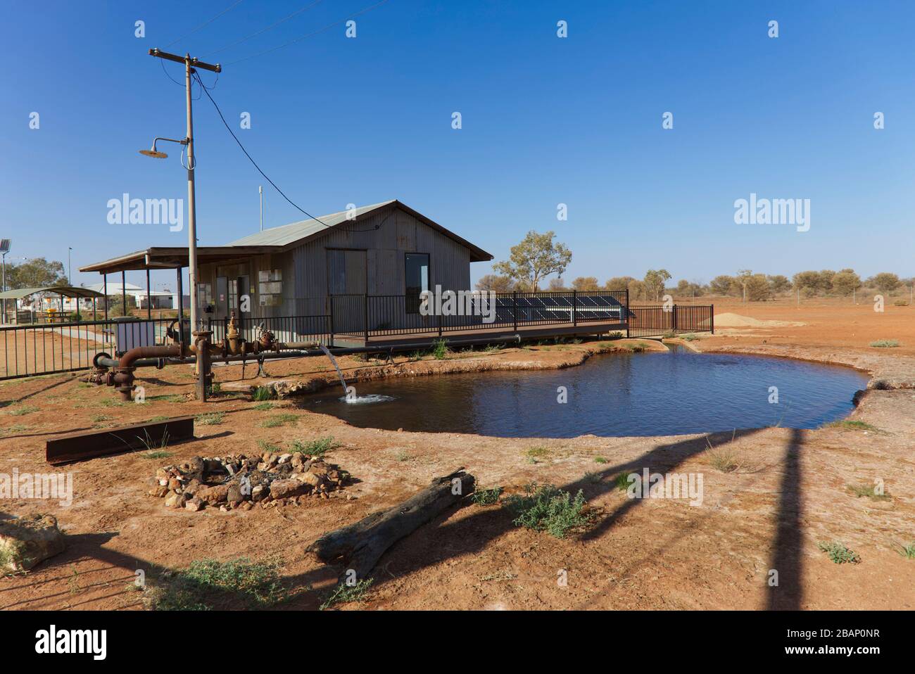 Renewable energy display at Thargomindah Bulloo Shire Queensland ...