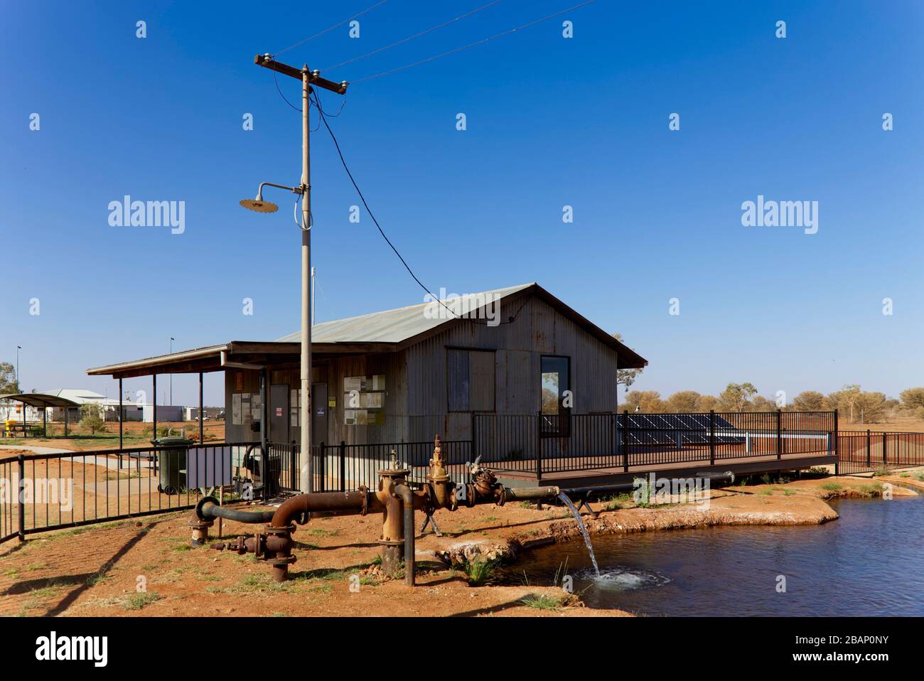 Renewable energy display at Thargomindah Bulloo Shire Queensland ...