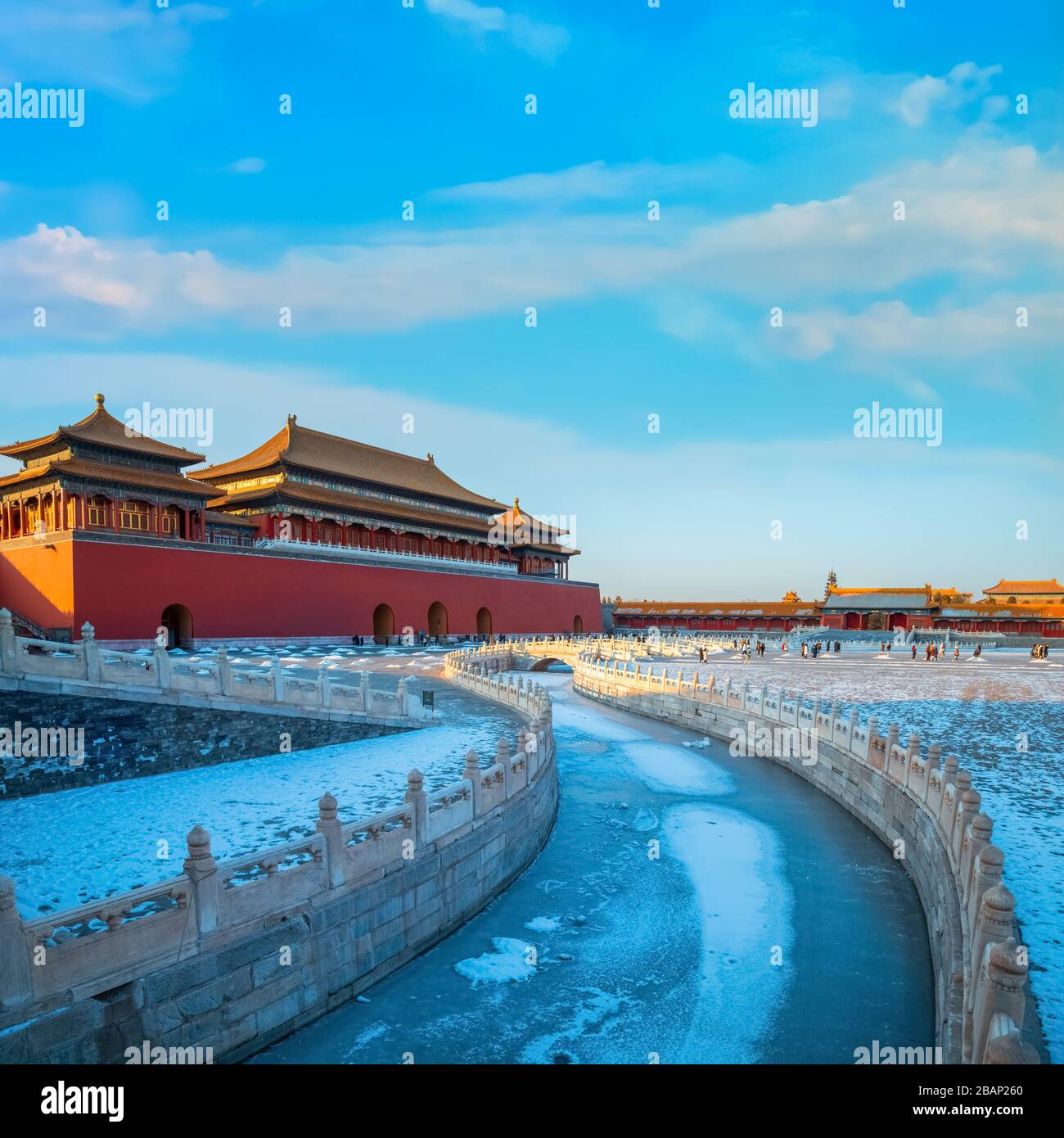 Beijing, China - Jan 9 2020: Wumen (Meridian Gate) of the Forbidden ...