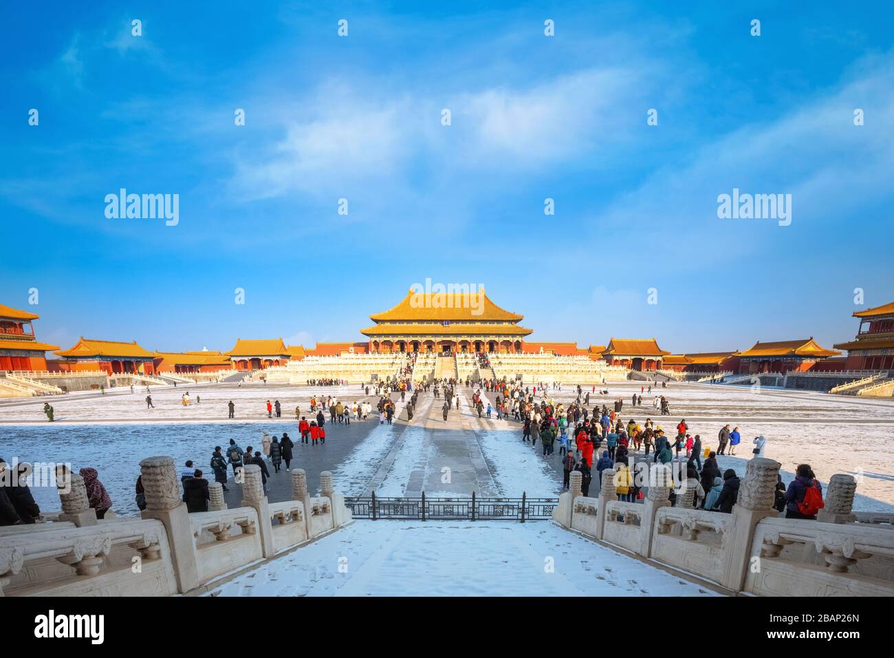 Beijing, China - Jan 9 2020: Taihedian (Hall of Supreme Harmony ...