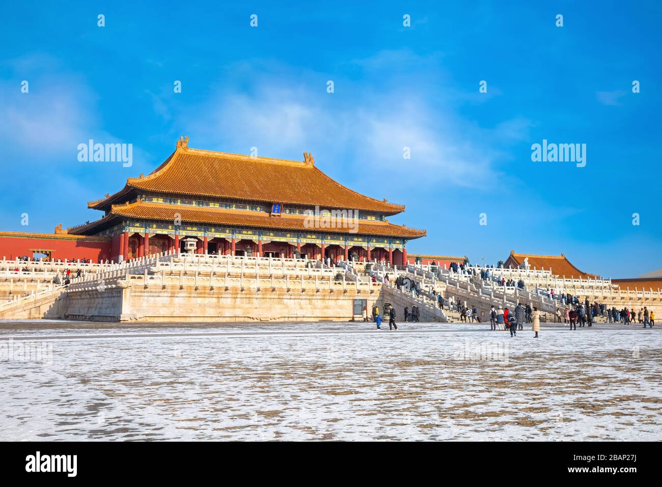 Beijing, China - Jan 9 2020: Taihedian (Hall of Supreme Harmony ...