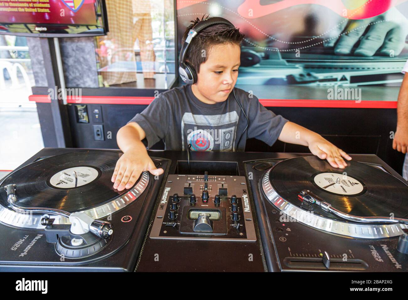 Miami Florida,Little Havana,Calle Ocho Street Festival,Hispanic boy ...