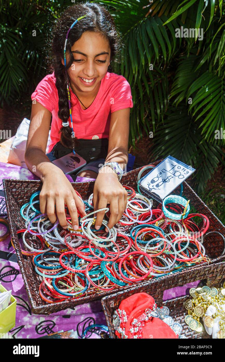 Female kid kids child children vendor stall hi-res stock photography ...