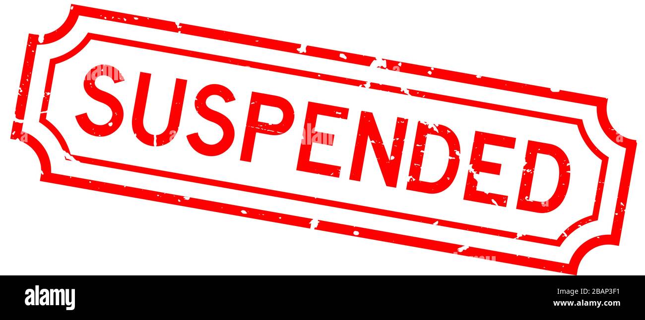 Suspended account Stock Vector Images - Alamy