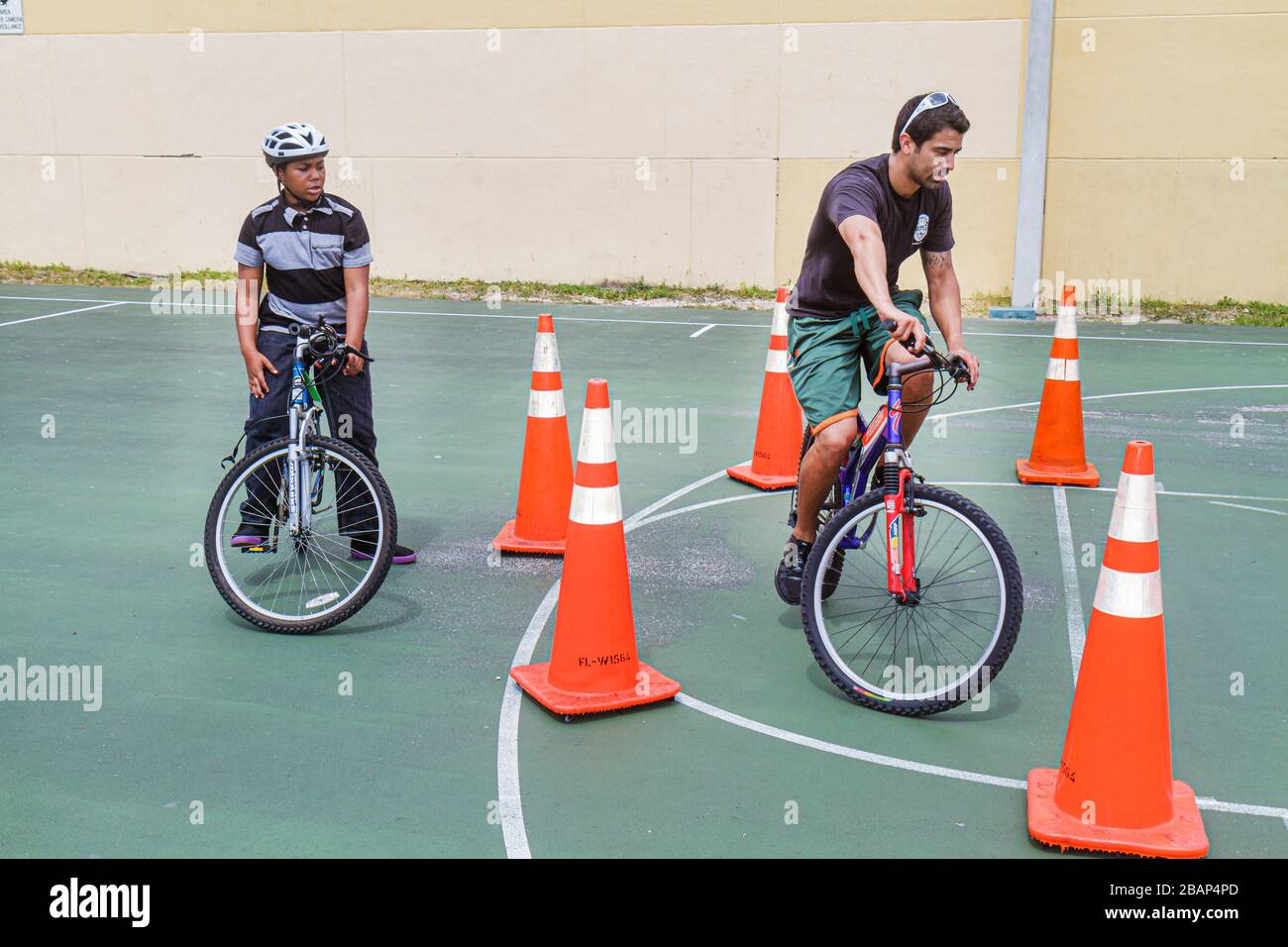 North Miami Beach Florida,Police Community Unit Bicycle Rodeo,riding ...