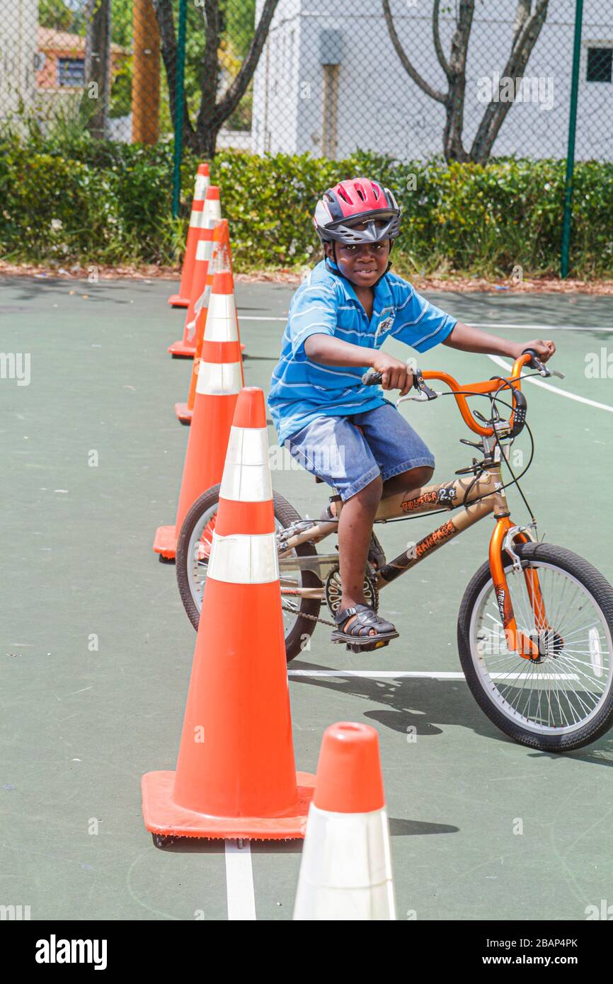 North Miami Beach Florida,Police Community Unit Bicycle Rodeo,riding ...