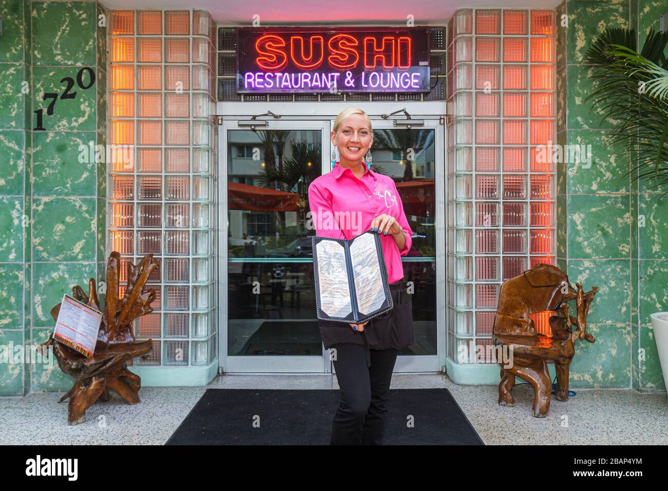 Miami Beach Florida,Collins Avenue,Kung Fu Kitchen and & Sushi ...