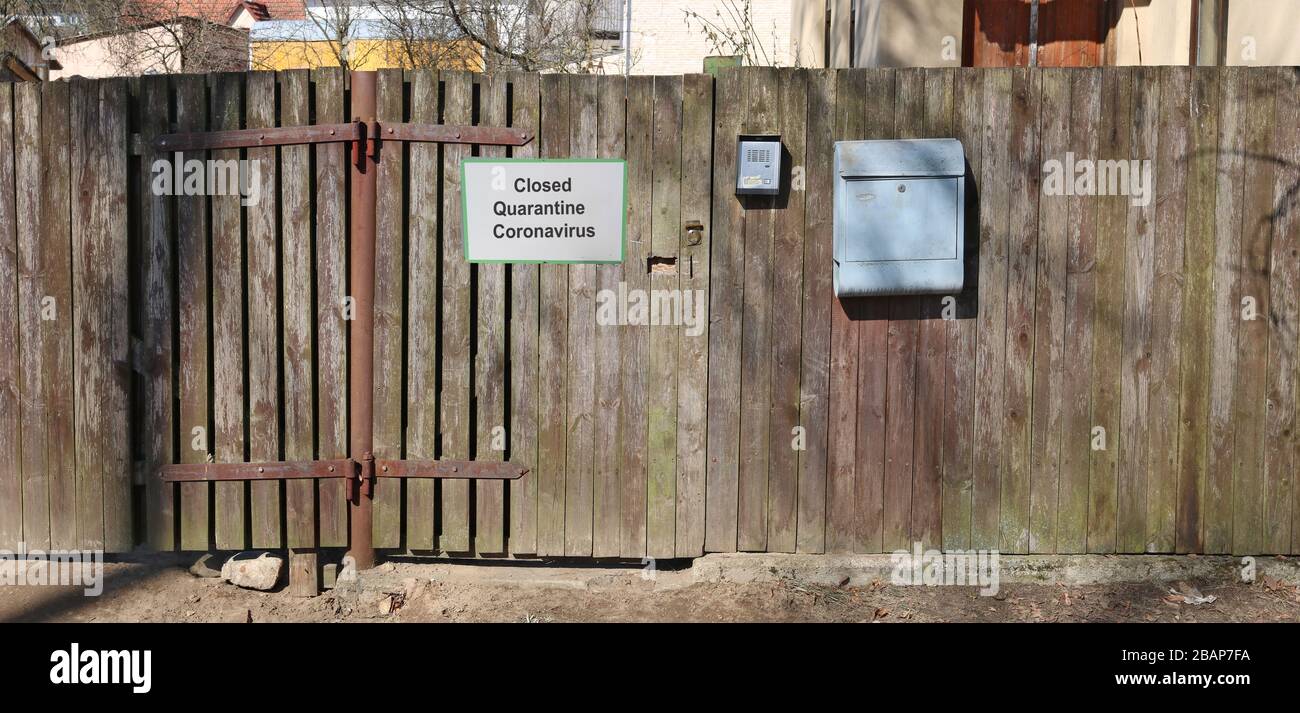Village quarantine hi-res stock photography and images - Alamy