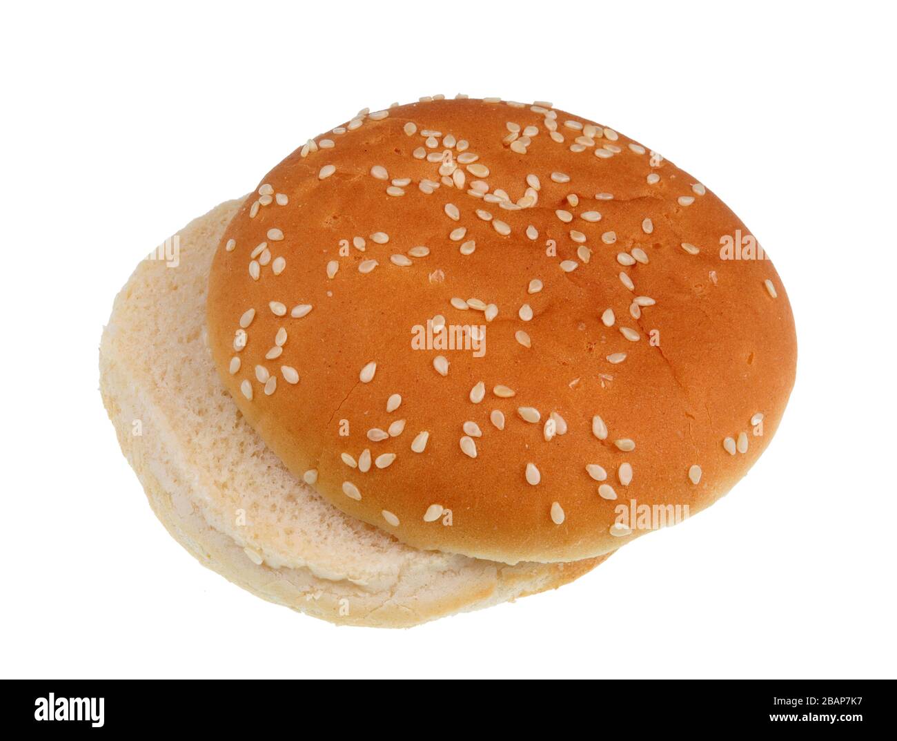 Empty burger bun cut hi-res stock photography and images - Alamy