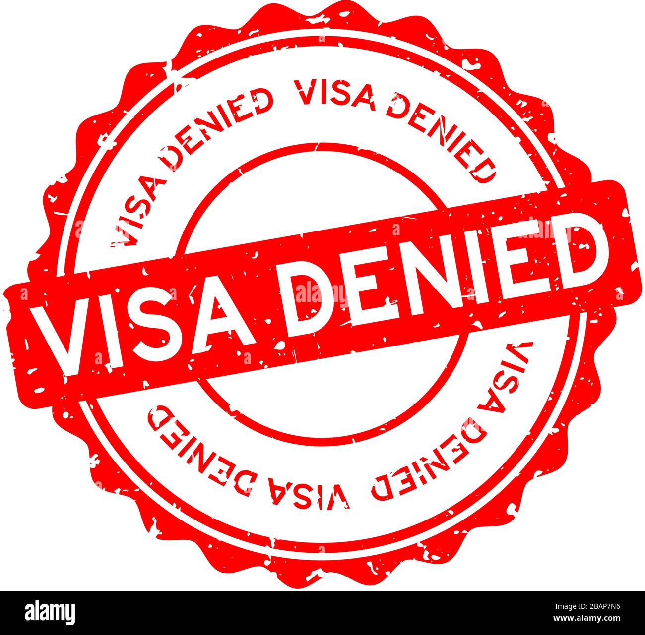 Visa denied stamp Stock Vector Images - Alamy