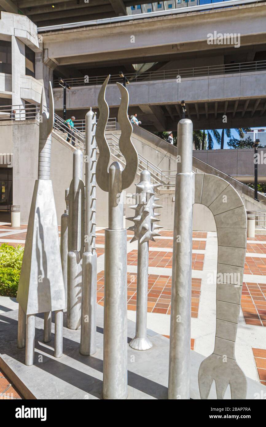 Miami Florida,Stephen P. Clark Government Center,centre,public art ...