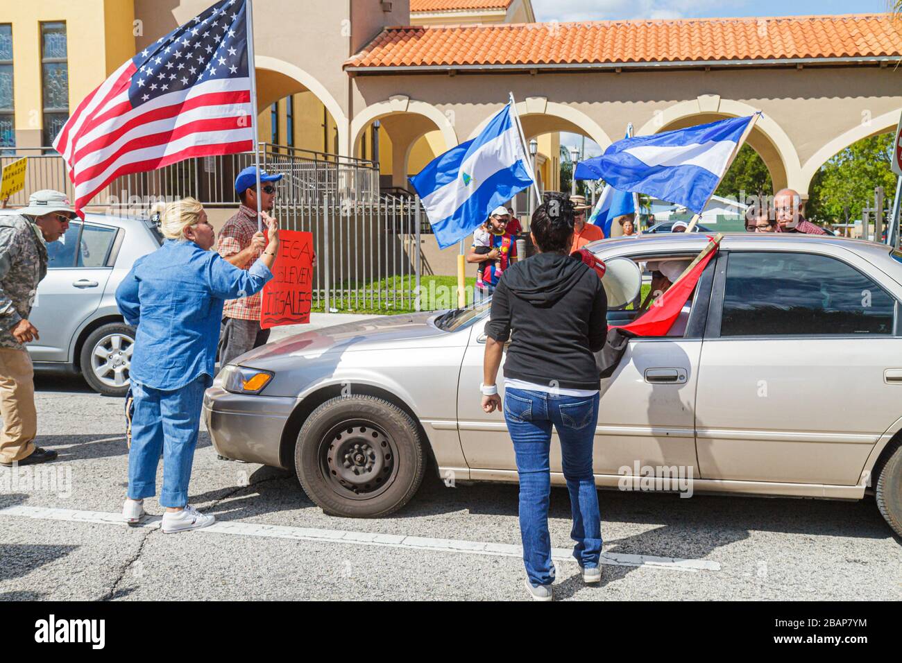 Miami Florida,Flagler Street,near Consulate General of Nicaragua ...