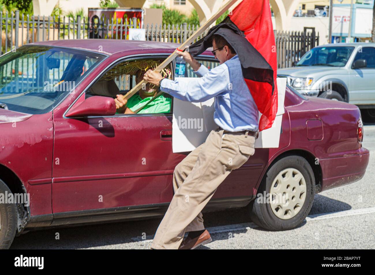 Miami spanish street signs hi-res stock photography and images - Alamy