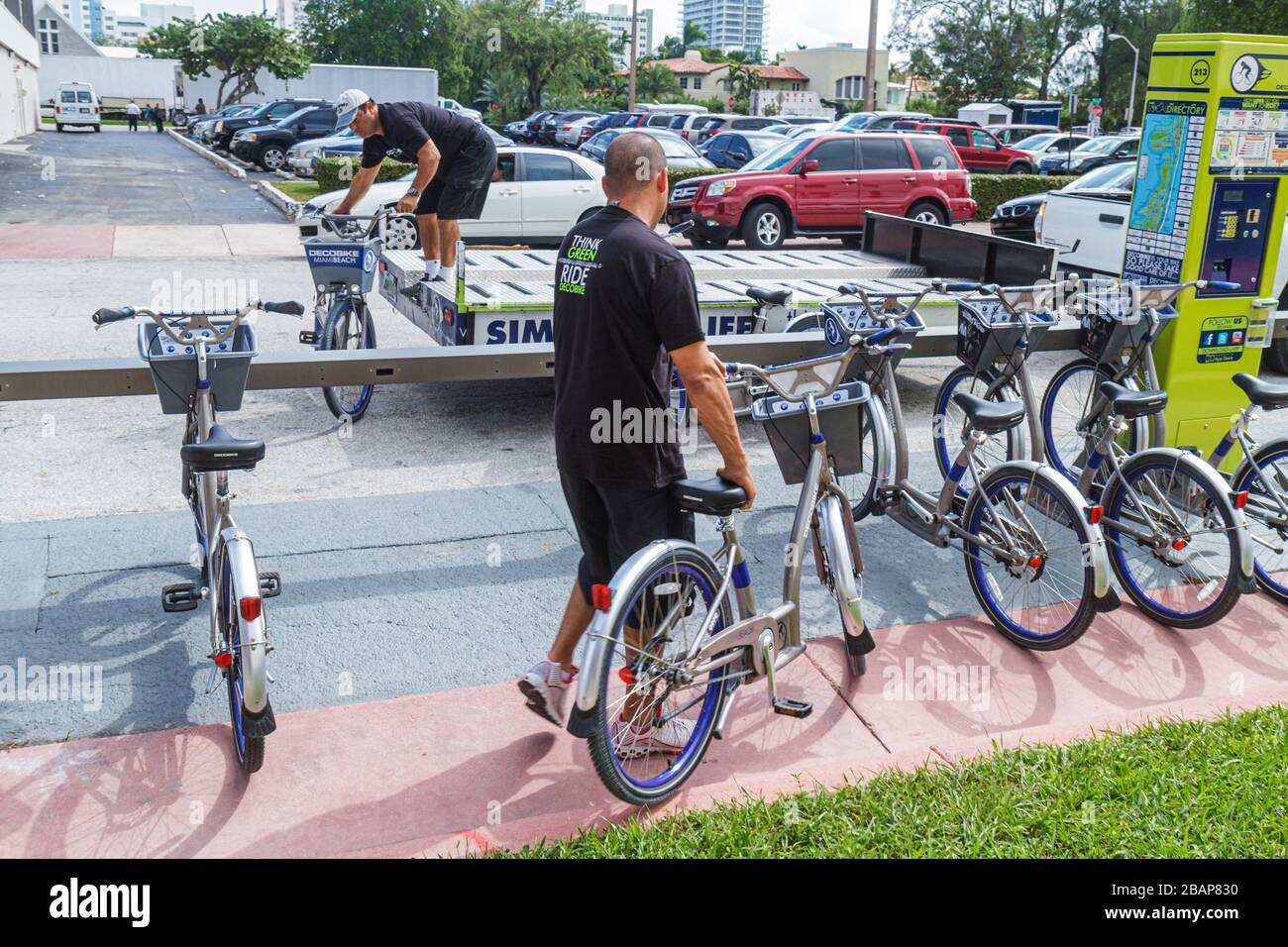Miami Beach Florida,Sheridan Avenue,DecoBike Citi Bike CitiBike,bike ...