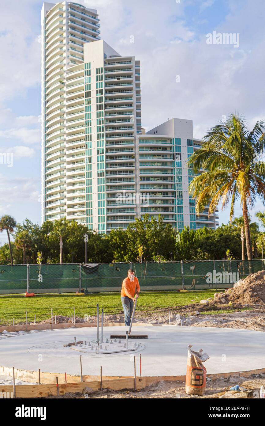 Under new construction site building buildings builder foundation hi ...