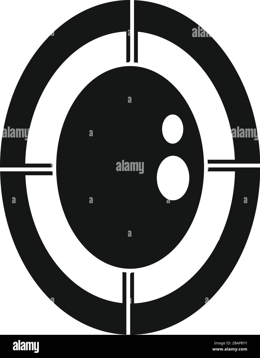 Game jewel icon. Simple illustration of game jewel vector icon for web ...