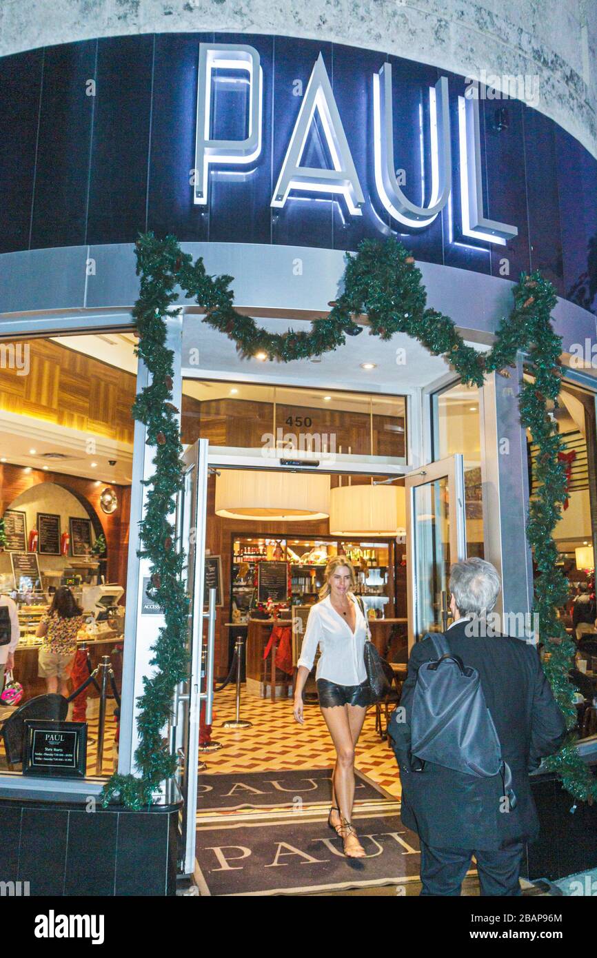 Miami Beach Florida,Lincoln Road Mall,storefront,Paul Maison de Qualite ...
