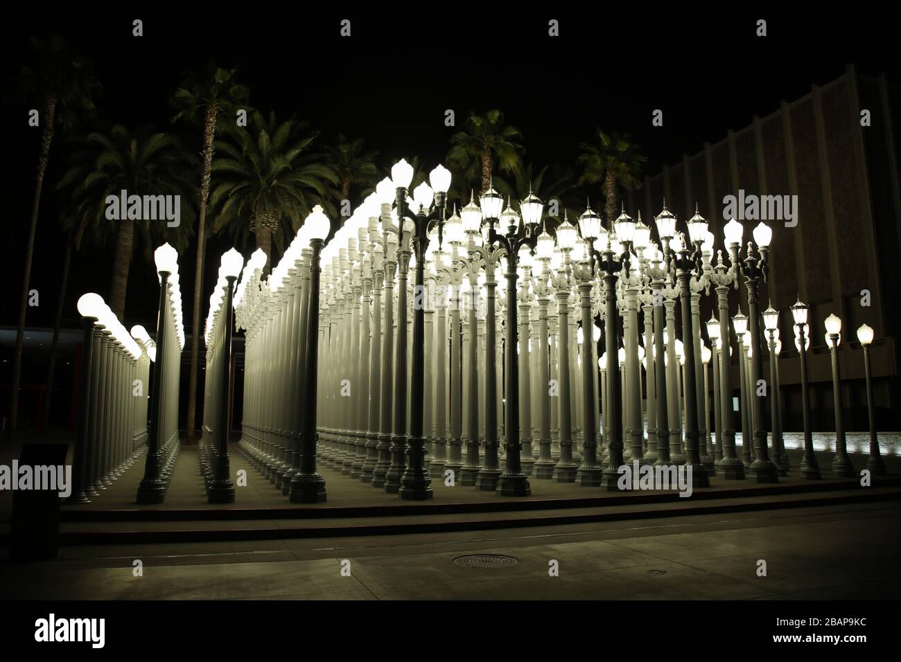 Los Angeles, USA. 28th Mar, 2020. An exterior view of the 'Urban Light ...