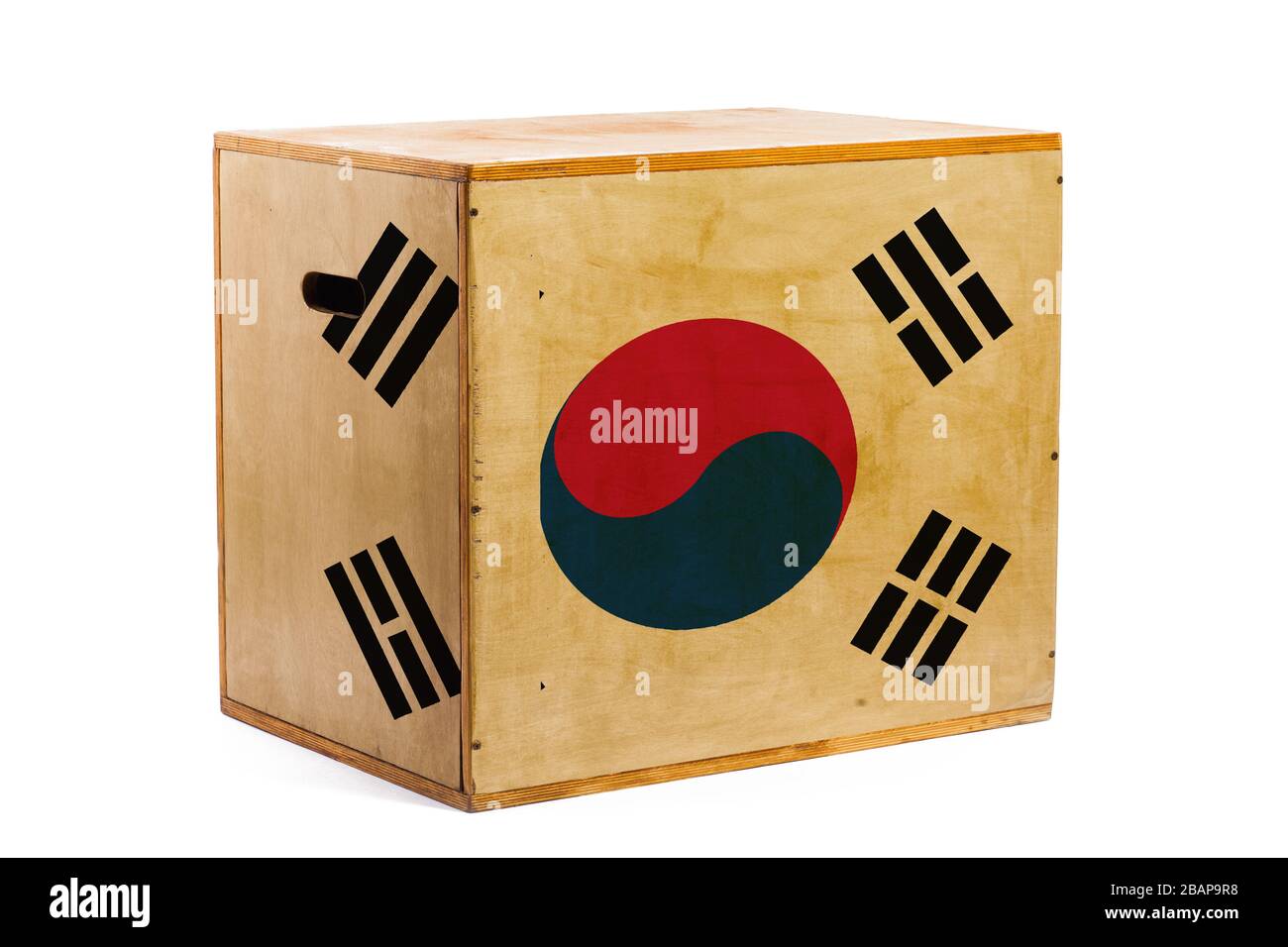 South korea flag shipping container hi-res stock photography and images ...