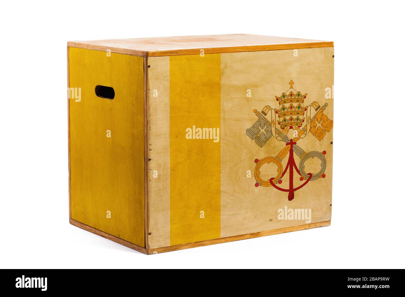 A wooden box for reliable shipment of various goods and cargo with the ...