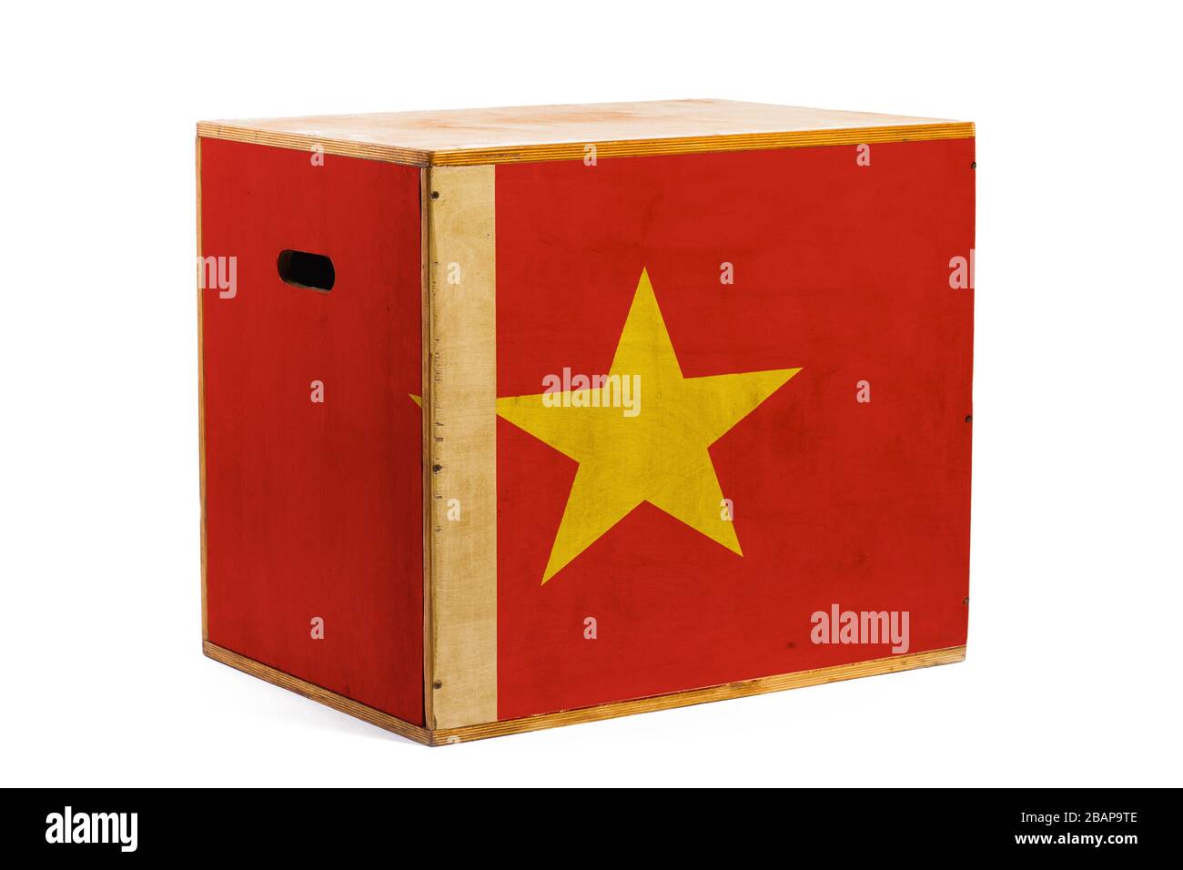 A wooden box for reliable shipment of various goods and cargo with the ...