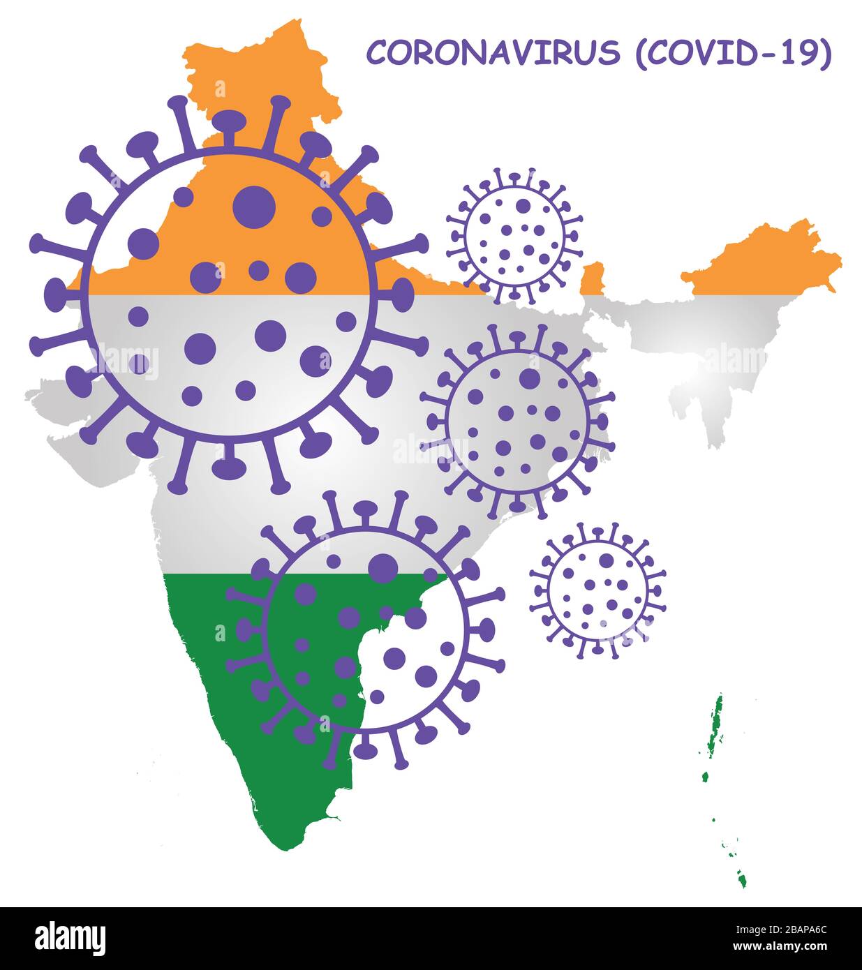 Map of india isolated hi-res stock photography and images - Alamy