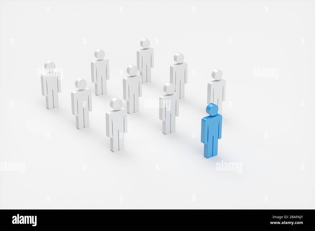 People models, business team concept, 3d rendering. Computer digital ...