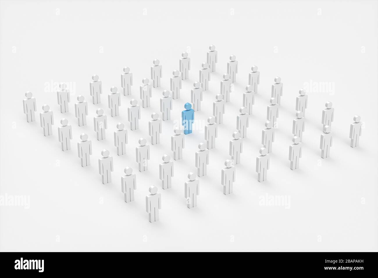 People models, business team concept, 3d rendering. Computer digital ...