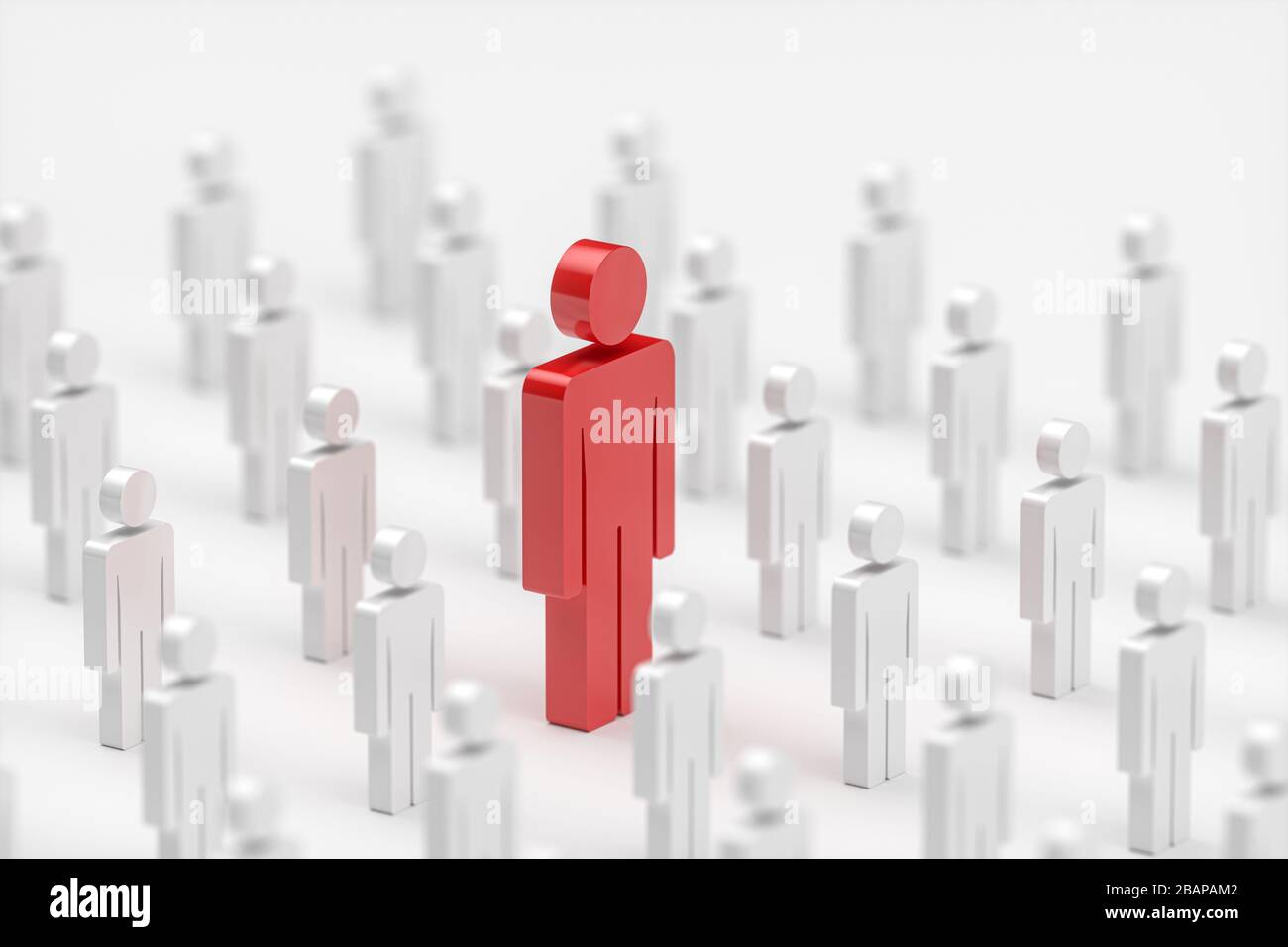 People models, business team concept, 3d rendering. Computer digital ...