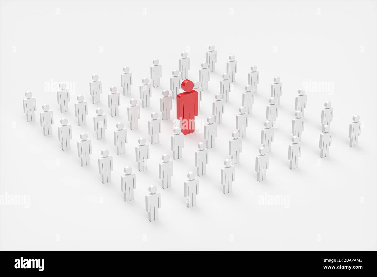 People models, business team concept, 3d rendering. Computer digital ...