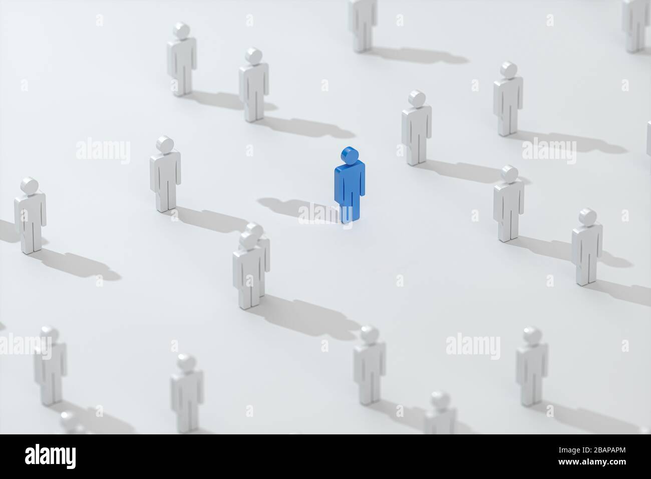 People models, business team concept, 3d rendering. Computer digital ...