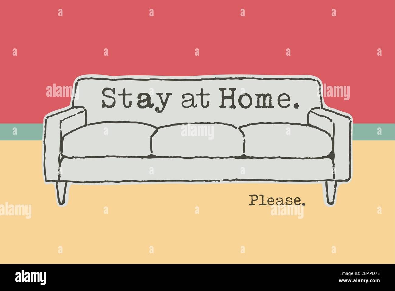 Stay at home gentle suggestion Stock Photo - Alamy