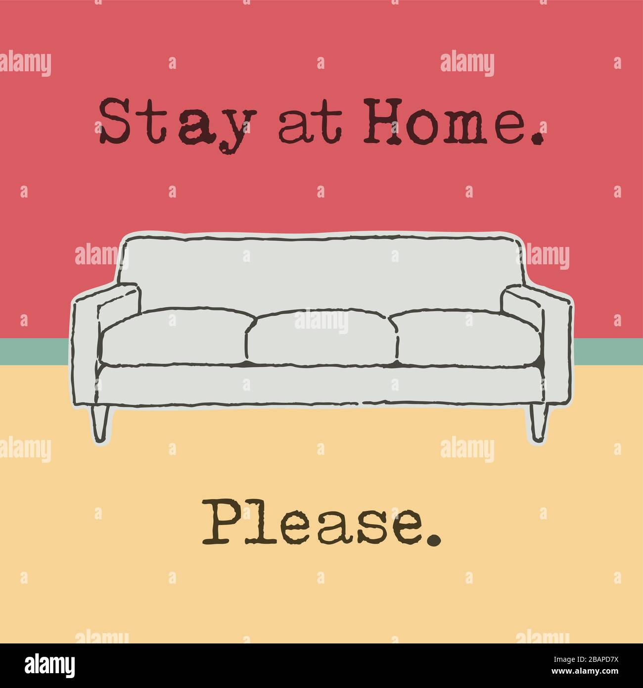 Home stay vector vectors hi-res stock photography and images - Alamy