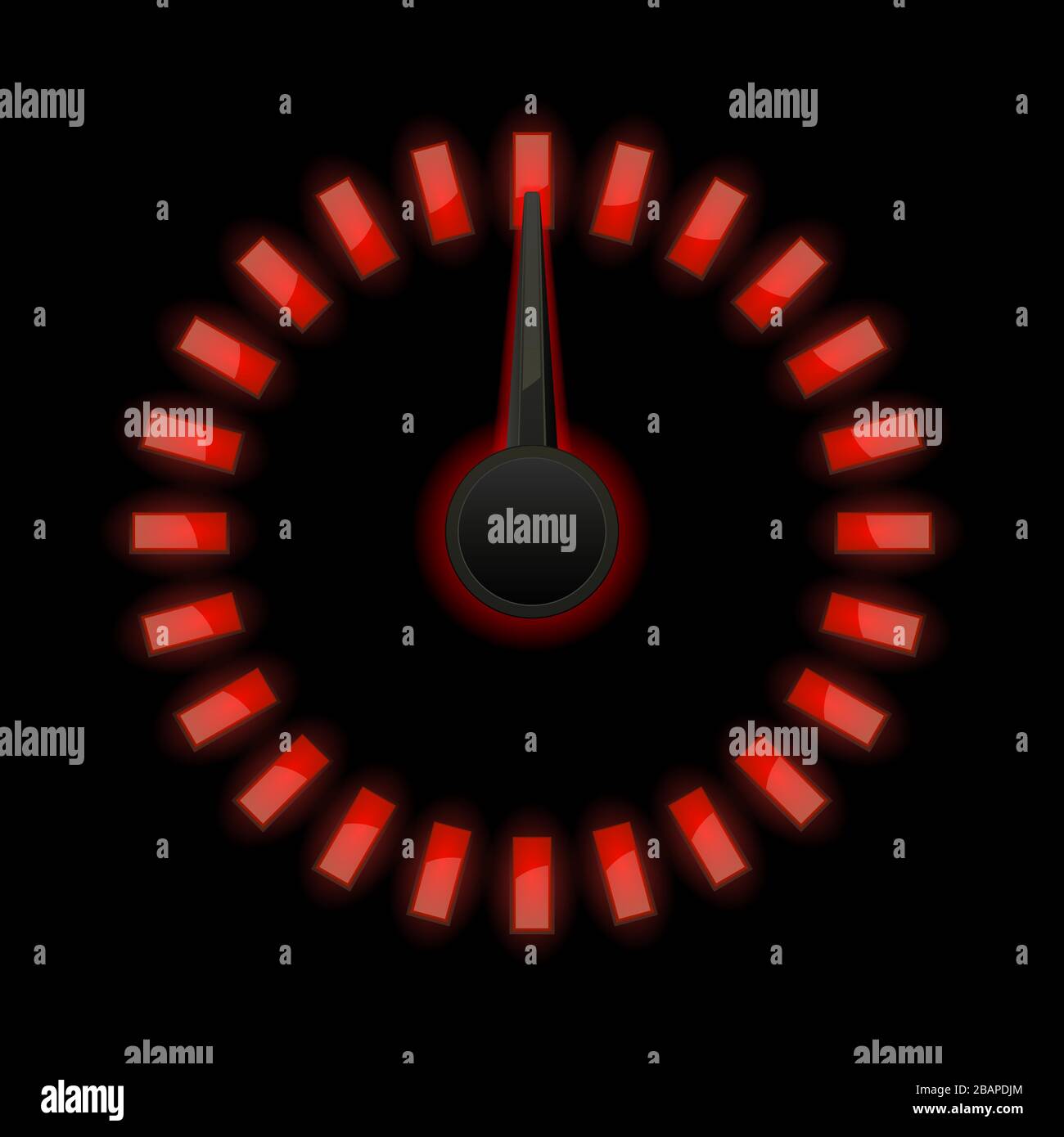 Red round scale on black background Stock Vector Image & Art - Alamy