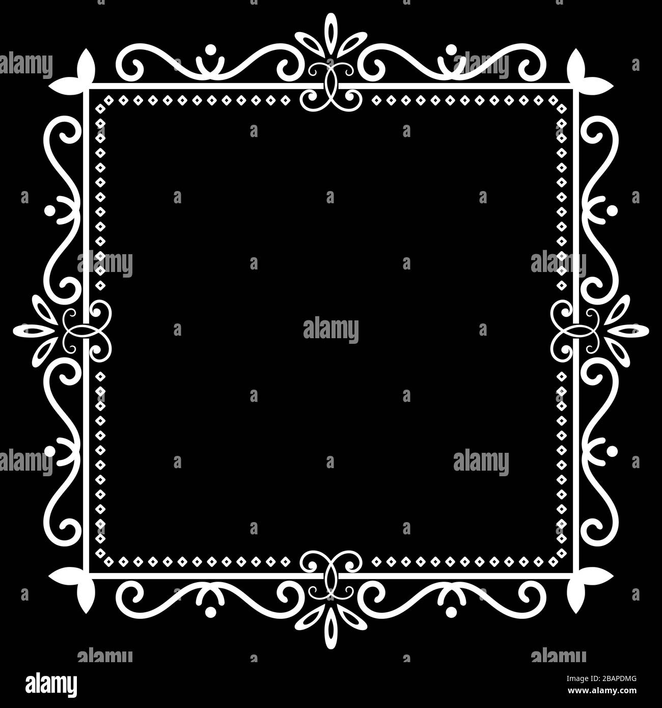 Ornate title card Black and White Stock Photos & Images - Alamy
