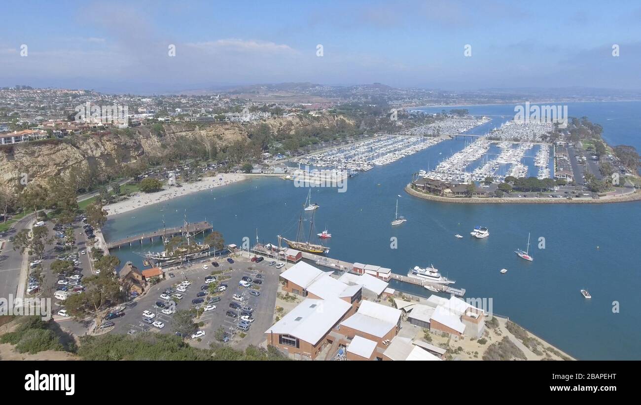 Aerial view of Dana Point, California - USA Stock Photo - Alamy