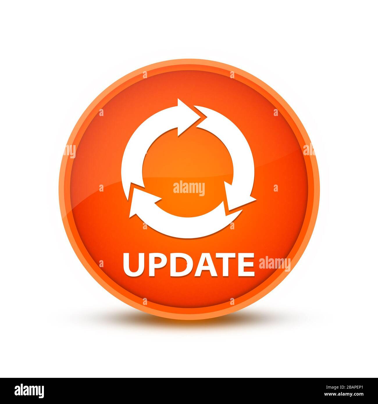Update icon hi-res stock photography and images - Alamy