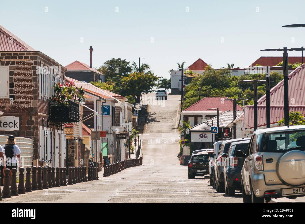 The town of Gustavia, capital of Saint Barthélemy Stock Photo - Alamy