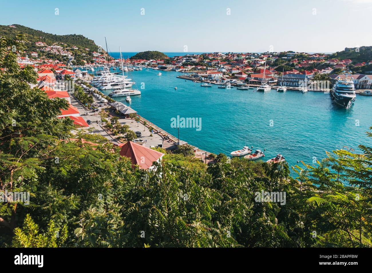 Gustavia port hi-res stock photography and images - Alamy